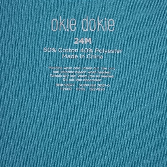 okie dokie | Shirts & Tops | Baby Girls Okie Dokie Light Blue Tank Top ...